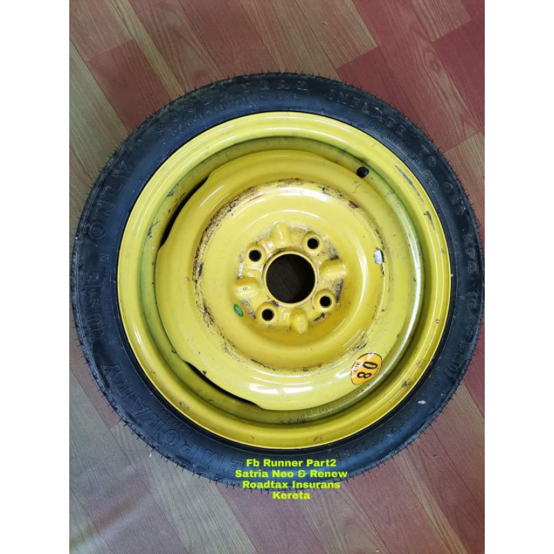 Proton Satria Neo Tayar Spare Terpakai ORIGINAL | Shopee Malaysia