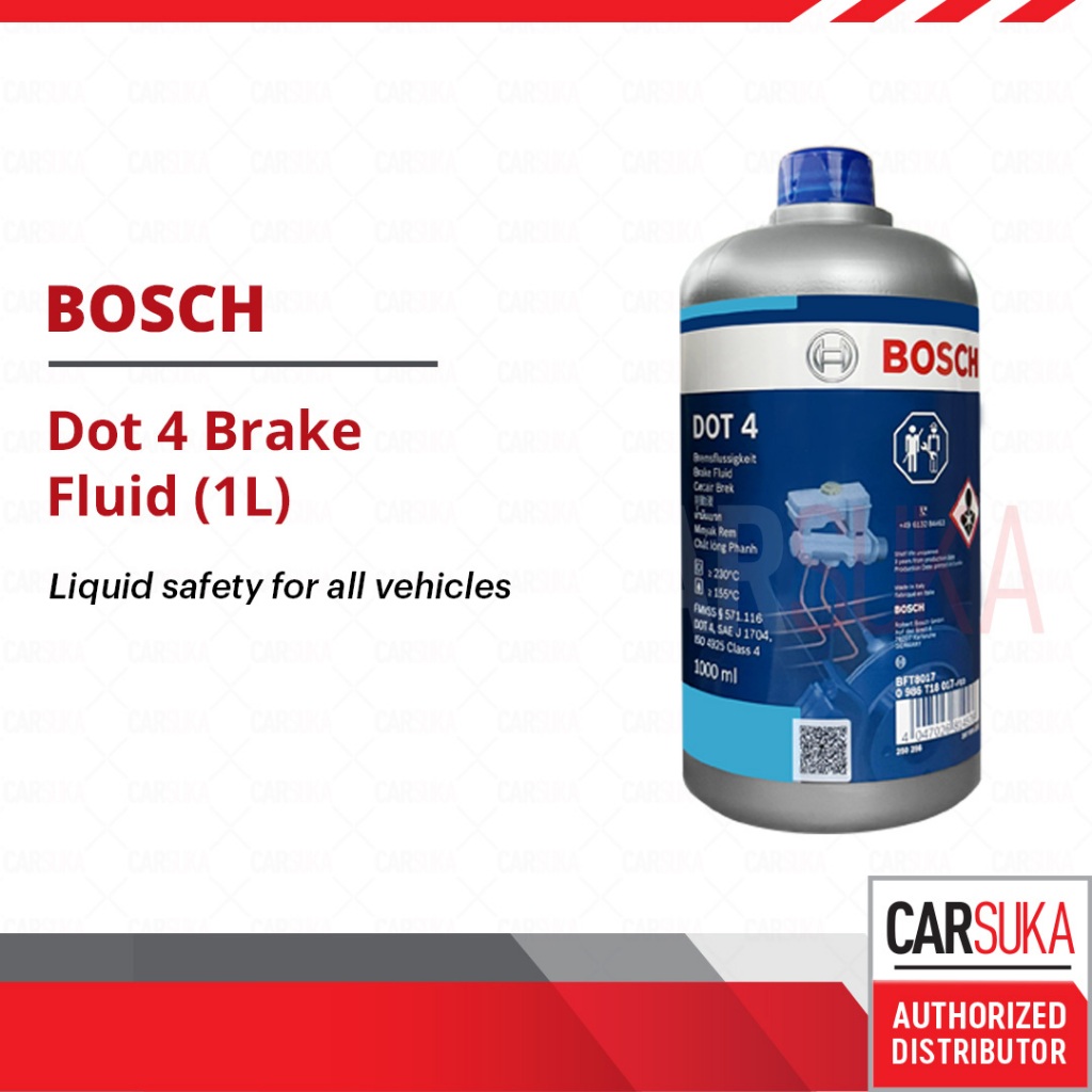 BOSCH DOT 4 BRAKE FLUID 1000ML (MADE IN ITALY) 1987479107 | Shopee Malaysia