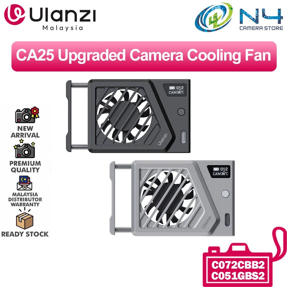 Ulanzi CA25 Upgraded Camera Cooling Fan For Sony / Canon / Fujifilm ...