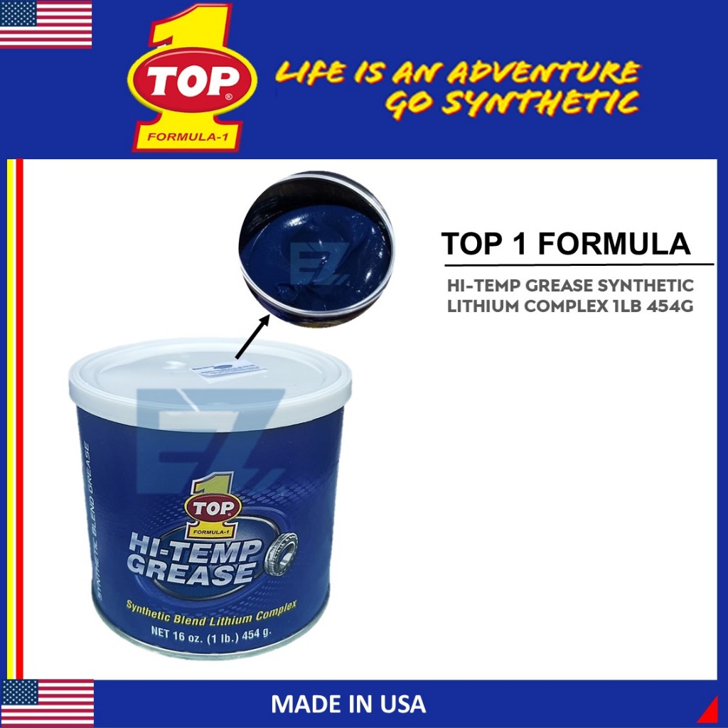 MADE IN USA TOP 1 FORMULA OIL SYNTHETIC HI TEMP GREASE BEARING GREASE ...