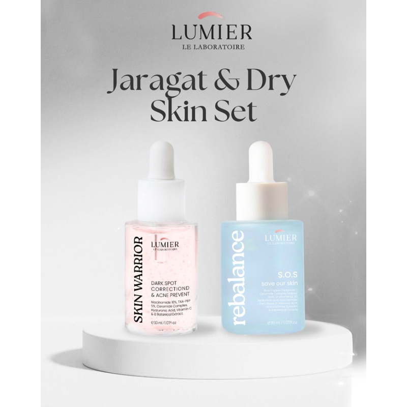 SET JERAGAT DAn DRY SKIN COMBO SERUM LUMIER BY PUTERI SARAH LIYANA ...