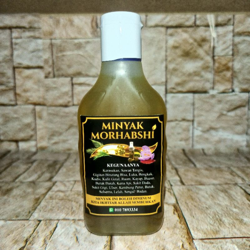 Minyak Buasir Morhabshi - MINYAK HERBA SERBAGUNA Merawat Berak Darah, Buasir, Kayap, Kena Api ...