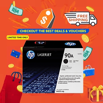 HP 90A/CE390A BLACK LASERJET TONER CARTRIDGE-HP LaserJet Enterprise ...