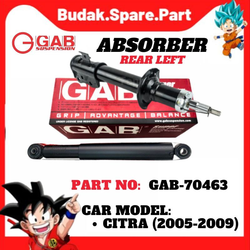 🔩GAB🔩ABSORBER FOR REAR LEFT SIDE CITRA ( GAS ) | Shopee Malaysia