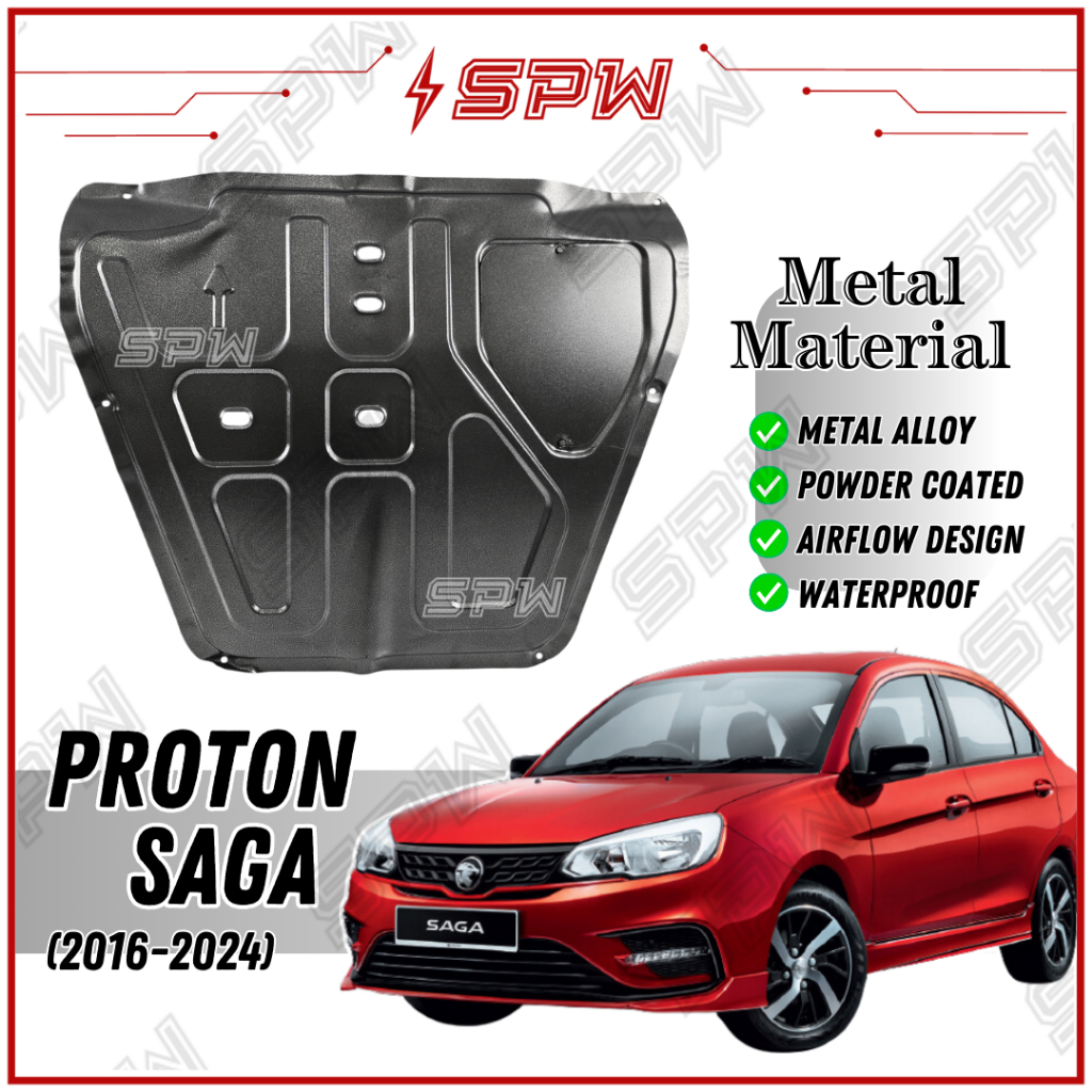 Proton Saga VVT MC1 MC2 (2016-2024) Lower Under Engine Cover Metal Besi ...