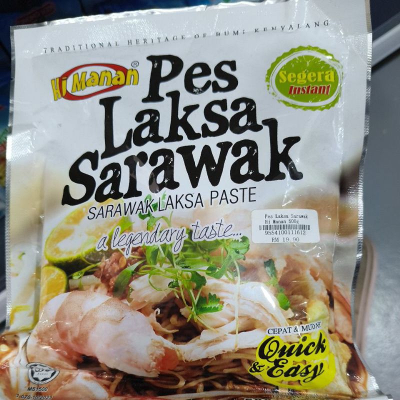 Hj Manan Pes Laksa Sarawak 500g | Shopee Malaysia