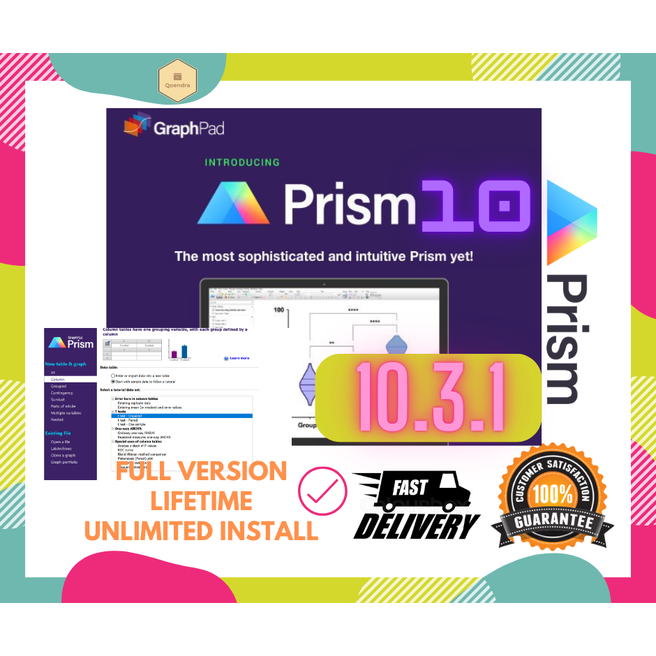 Graphpad Prism 10.3.1 🔥[Sequoia/M1/M2/M3/M4/Intel Mc0s Support] | Full ...