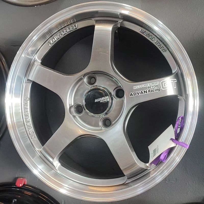 ADVAN RACING GT SPORT RIM FLOW FORMING MADE IN THAILAND 15INCH×6.5J PCD ...
