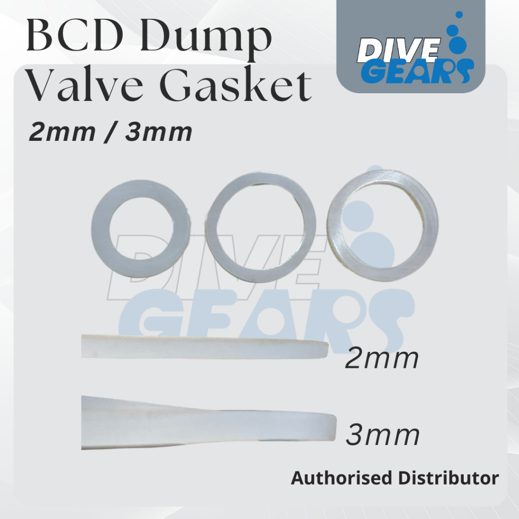 Divegears BCD Dump Valve Gasket Backplate BCD DiveRite BCD Scuba Diving ...