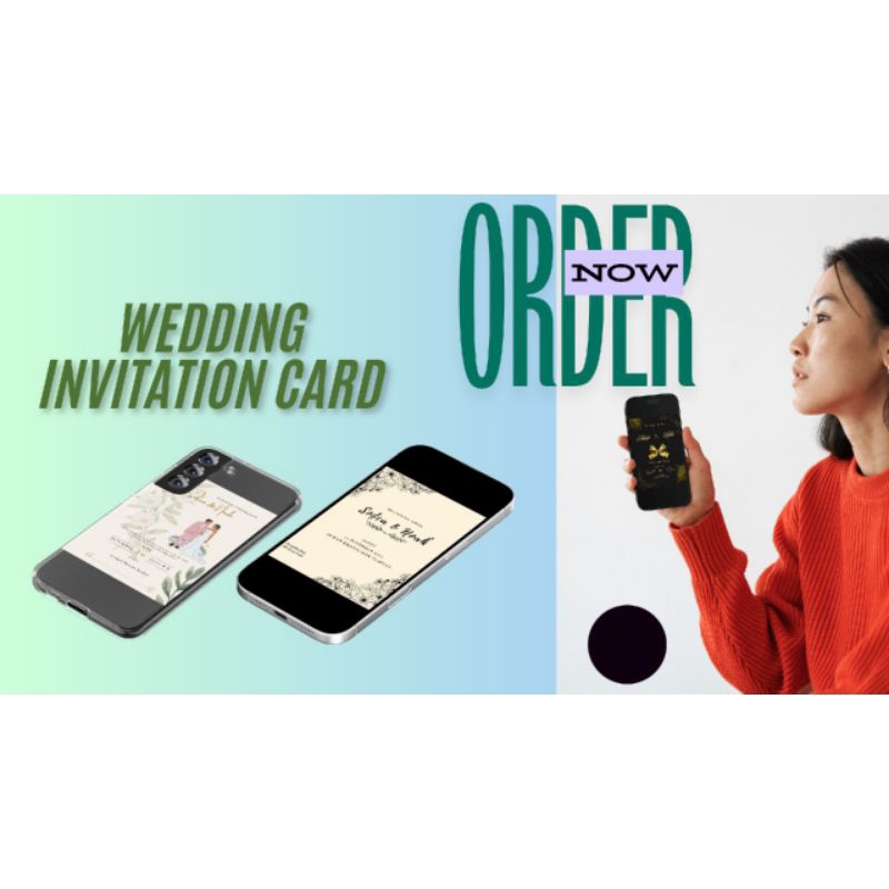 Template wedding invitation card | Shopee Malaysia