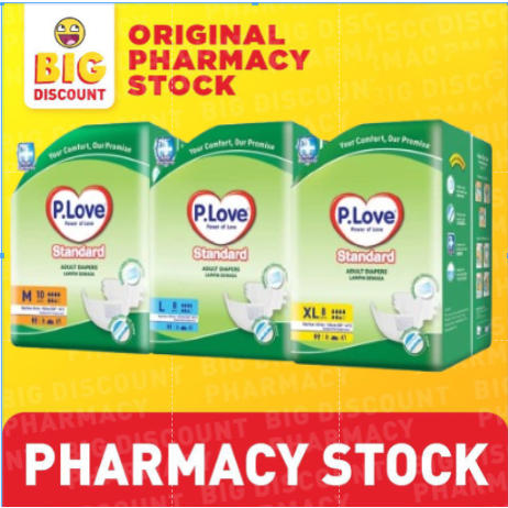PLove Adult Diapers Tape / Pant (M / L /XL) | Shopee Malaysia