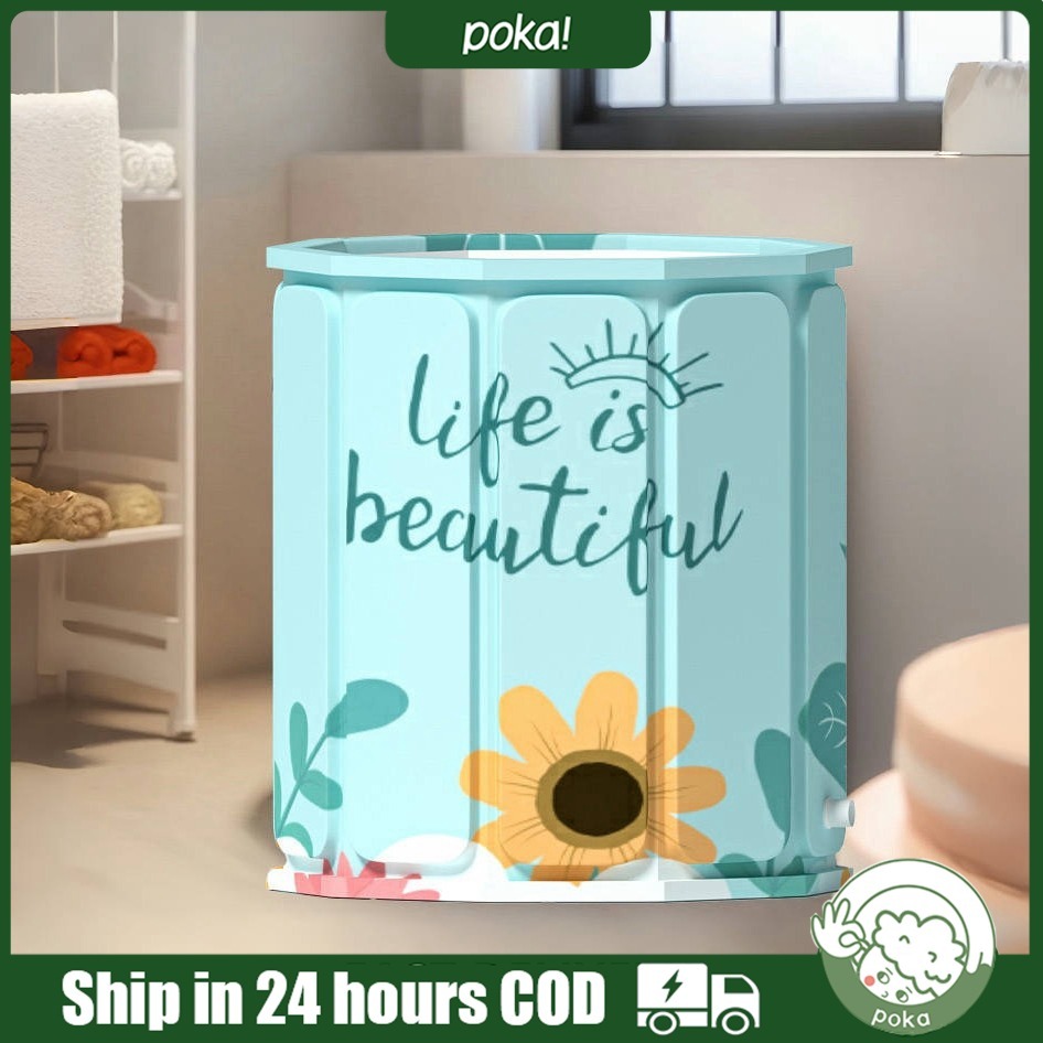 Bath Barrel Tab Mandi Portable Bath Tub Foldable Baby Bath Tub Besen ...