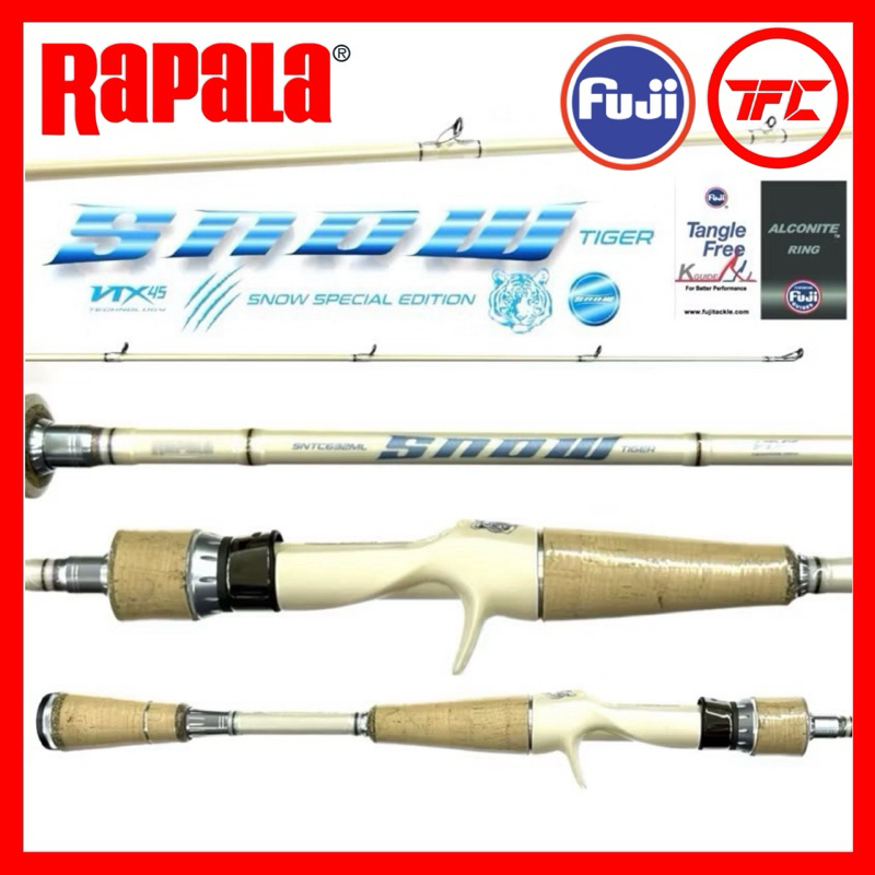 RAPALA SNOW TIGER Baitcast Rod BC Baitcast Special Edition Limited ...