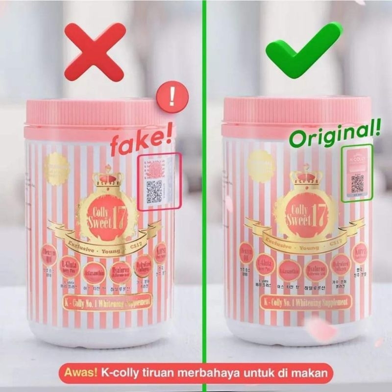 KCOLLY LEGEND SWEET17 WHITENING (CERAH/PUTIH/SUNBURN) 740G ORIGINAL HQ 💯 | Shopee Malaysia