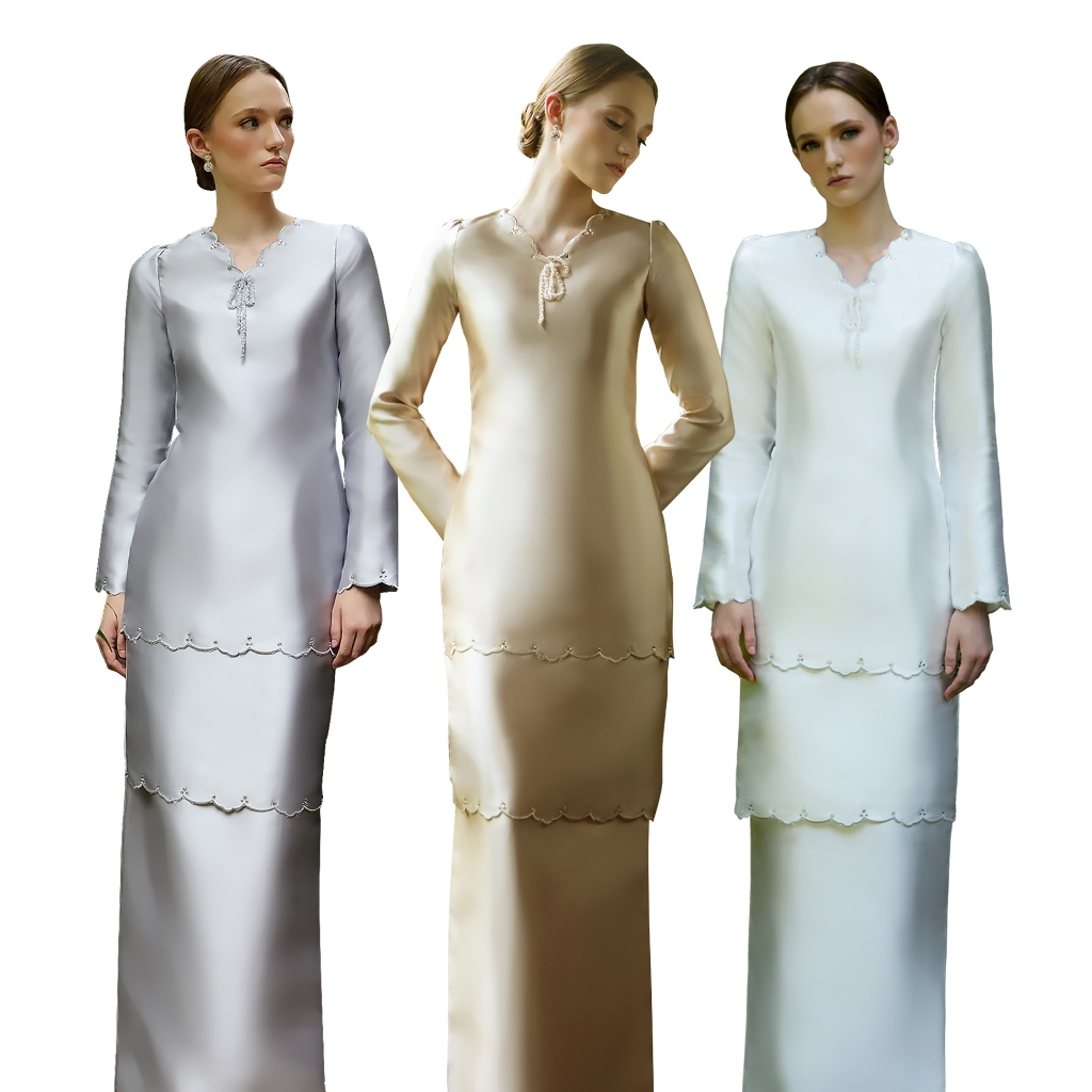 JANNAHNOE BRIDE 24 - Pearl Kurung | Shopee Malaysia