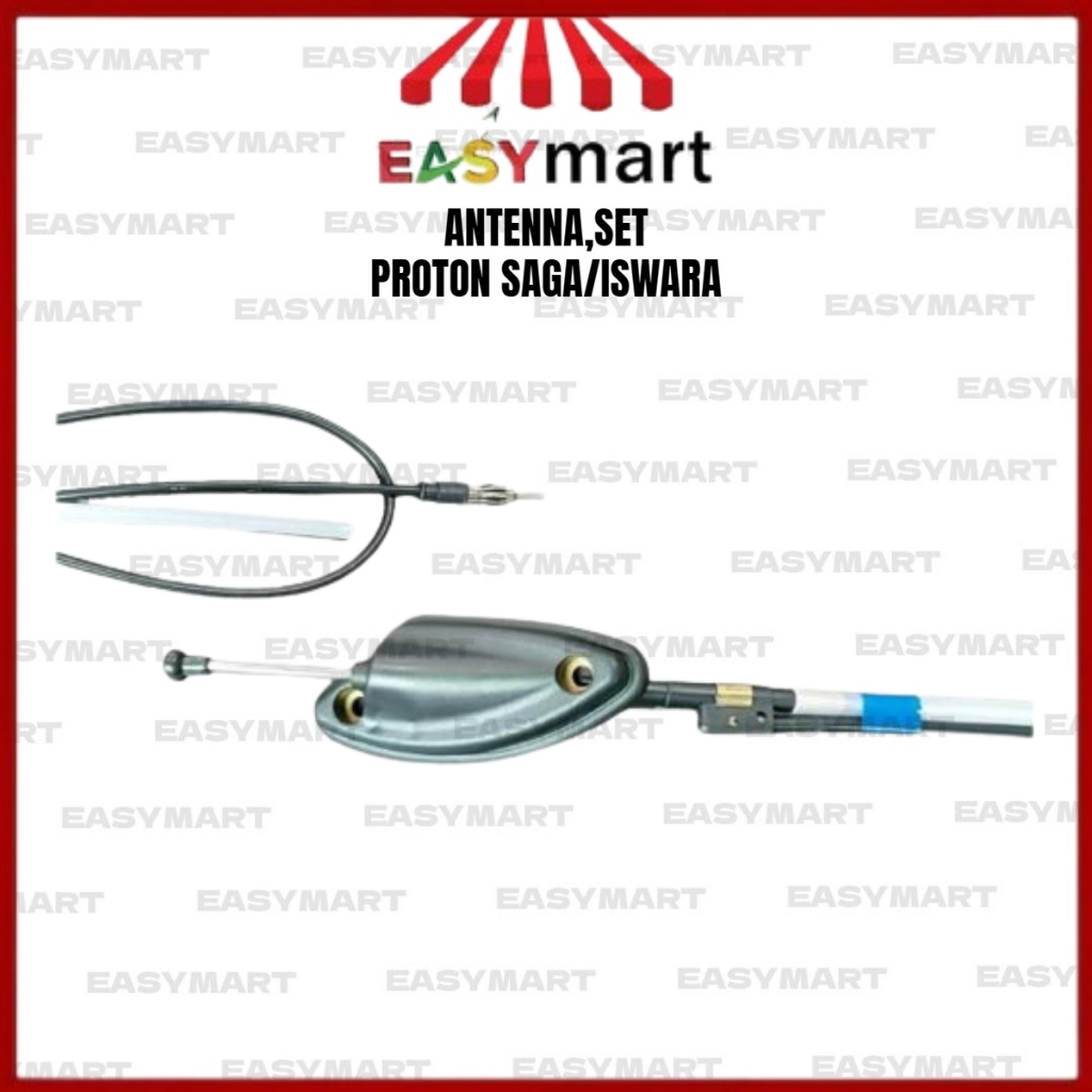 Proton Saga Iswara Genuine Parts Antenna Pole Full Set Assy With Base ...