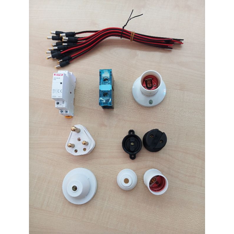 terminal block /DC male plug connector /wedgeholder/ceiling rose/lamp ...