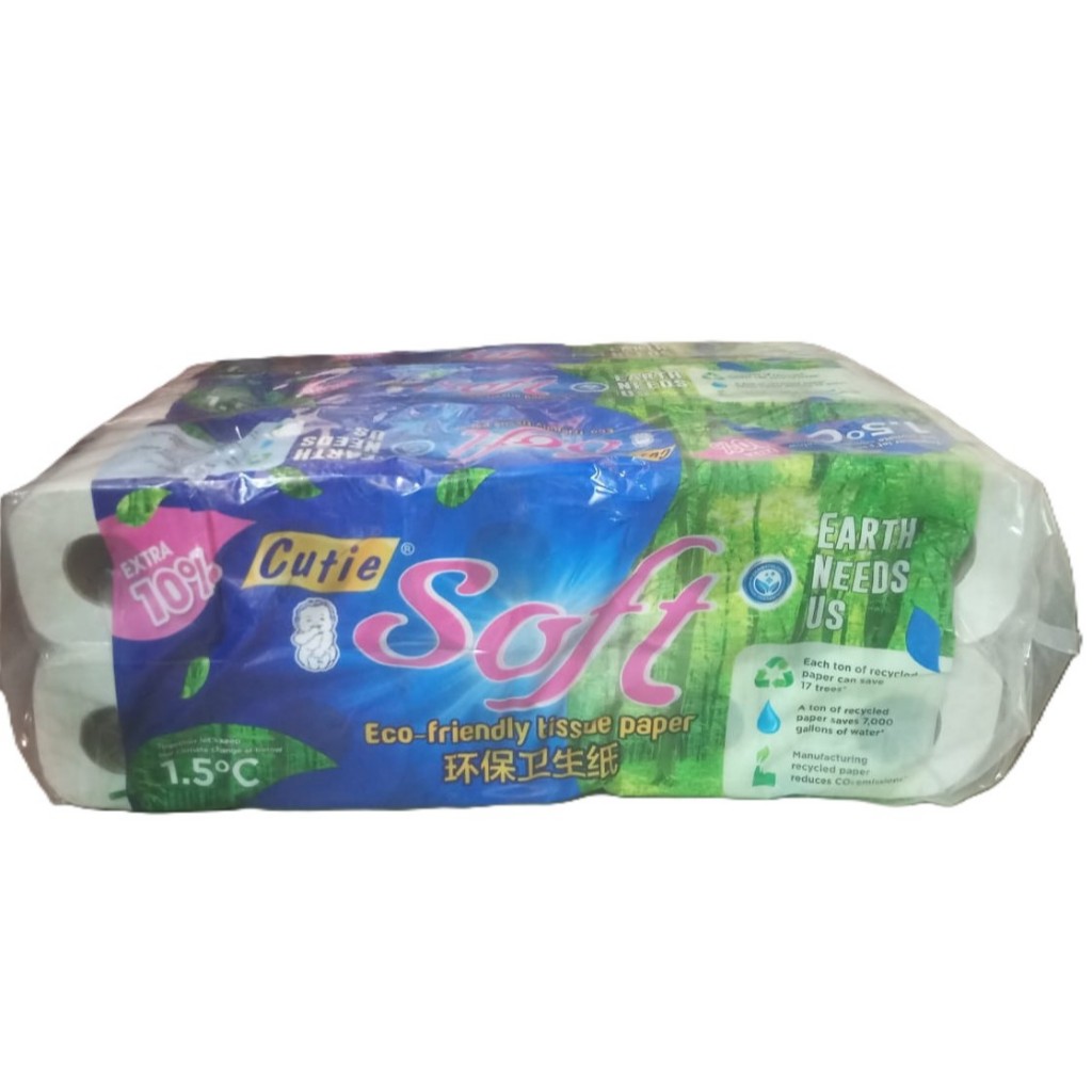 Cutie Soft Kertas Tandas Bergulung/ Toilet Roll 30R/bag | Shopee Malaysia