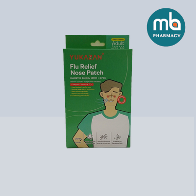 [Exp: Oct 2027] YUKAZAN FLU RELIEF NOSE PATCH ADULT 6PCS | Shopee Malaysia