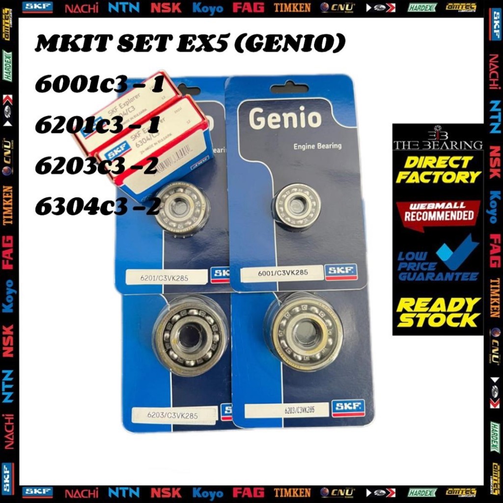 HONDA EX5 ENGINE BEARING SET (GENIO) | Shopee Malaysia