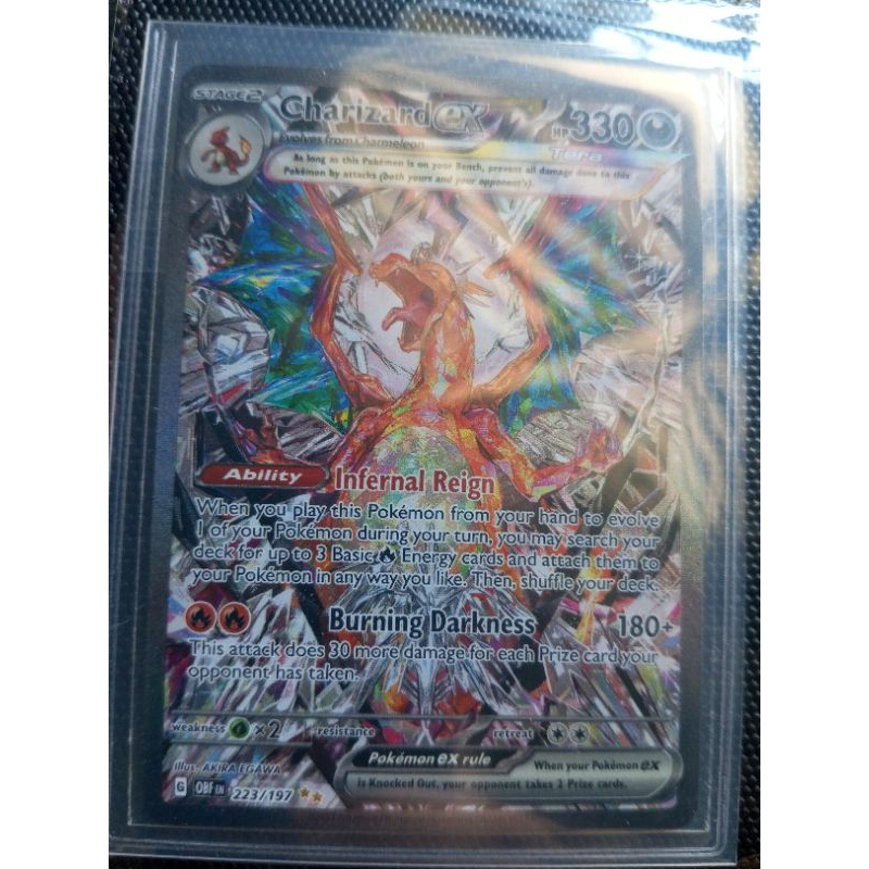 Pokemon TCG card Charizard EX Obsidian Flame | Shopee Malaysia