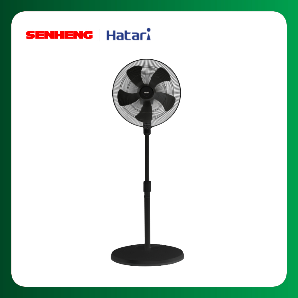 Hatari 18-inch Portable Stand Fan HA-P18M1 Black | Shopee Malaysia