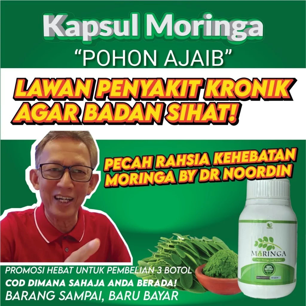 ORIGINAL DND MORINGA CAPSULE BY DR NOORDIN Moringa moringa capsules ...