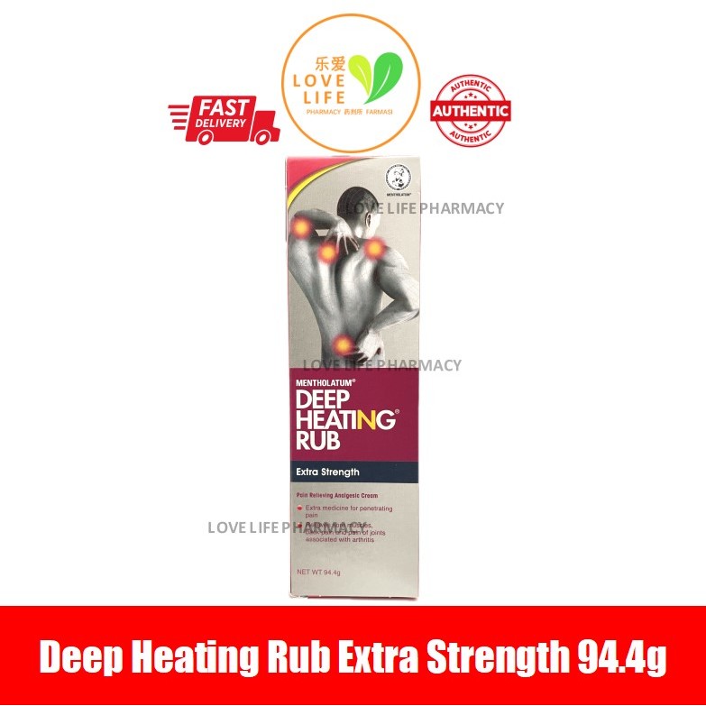 OFFER EXP 08/25 Mentholatum Deep Heating Rub Extra Strength 94.4g ...