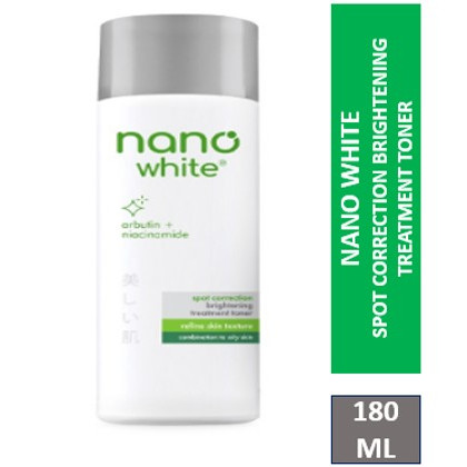 NANO WHITE SPOT CORRECTION BRIGHTENING TREATMENT TONER 180ML ( EXP 08/ ...