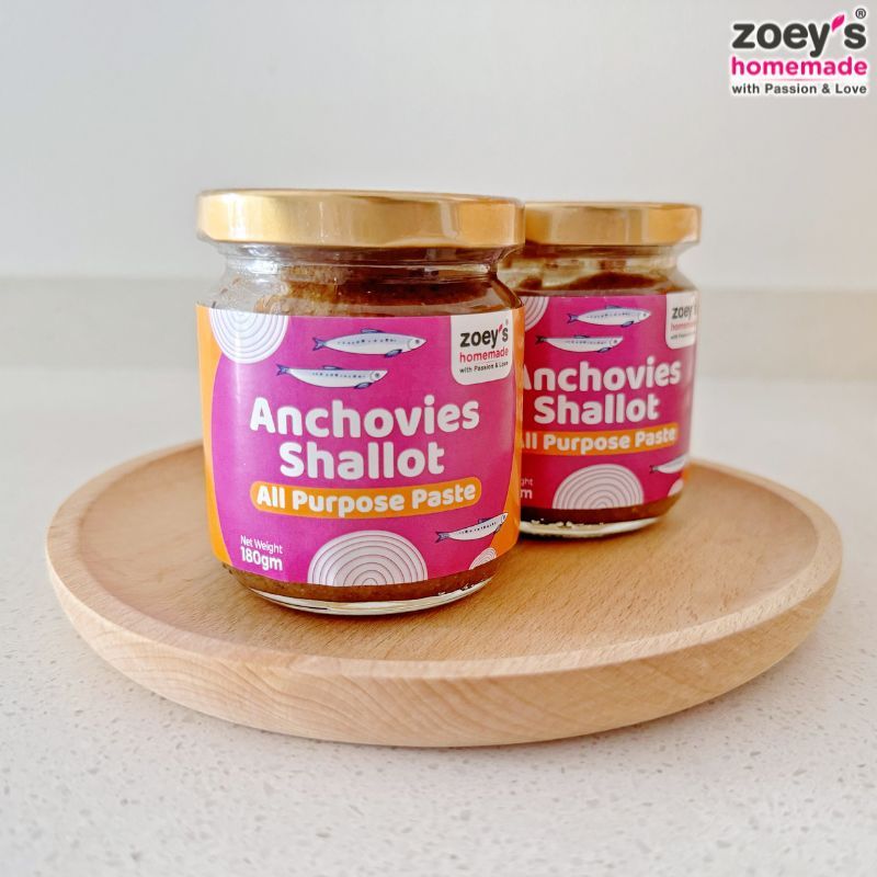 【Zoey Homemade】Anchovies Shallot All Purpose Paste 万能酱(±180g) | Shopee ...