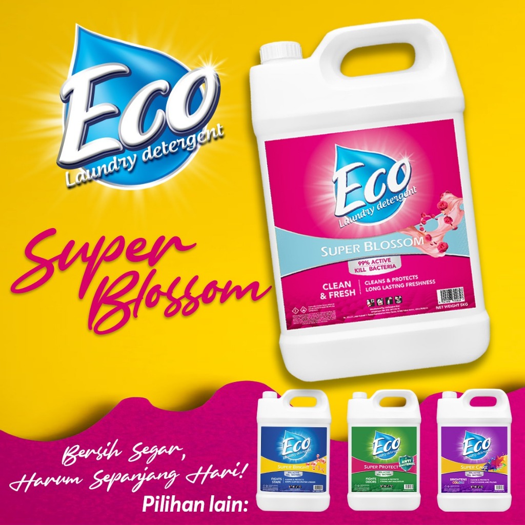 Vibrant & Fresh Eco Laundry Super Blossom Long Lasting (5kg) | Shopee ...