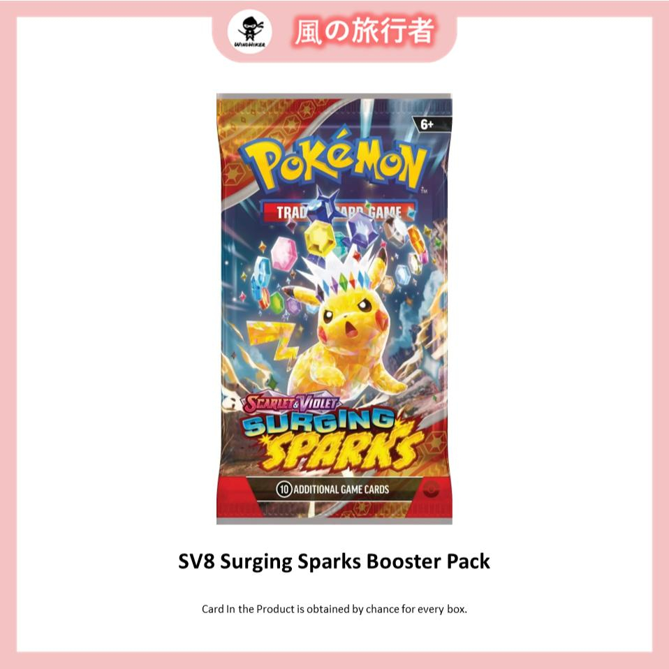 SV8 Surging Sparks Pokemon Booster Pack English Original | Shopee Malaysia