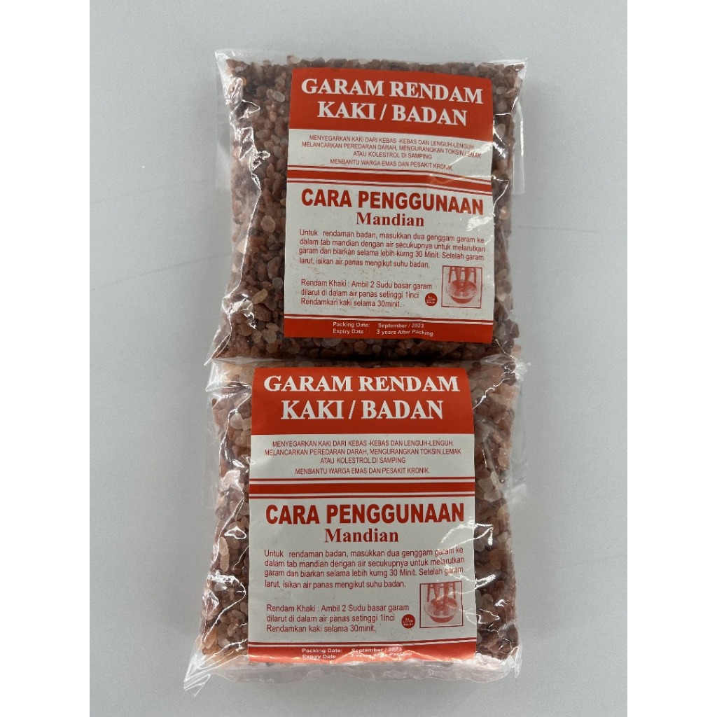 Rendam Kaki Garam Himalaya Termurah di pasaran 600 Gram /1Kg / 2 Kg /3 ...