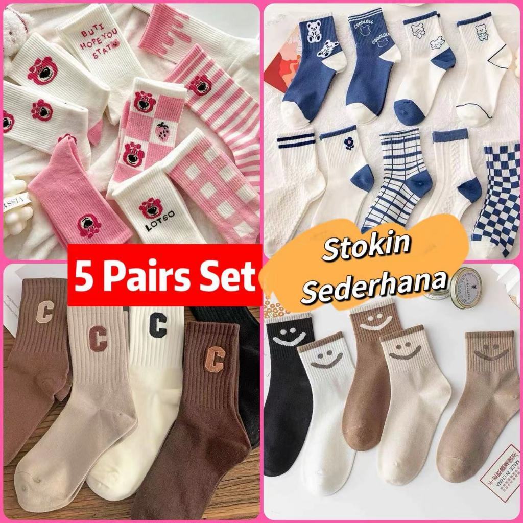 [sale]5 pairs women girl socks pantang socks stokin cotton socks ...