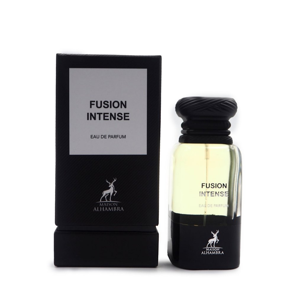 FUSION INTENSE EAU DE PARFUM FOR MEN BY MAISON ALHAMBRA 80ML | Shopee ...