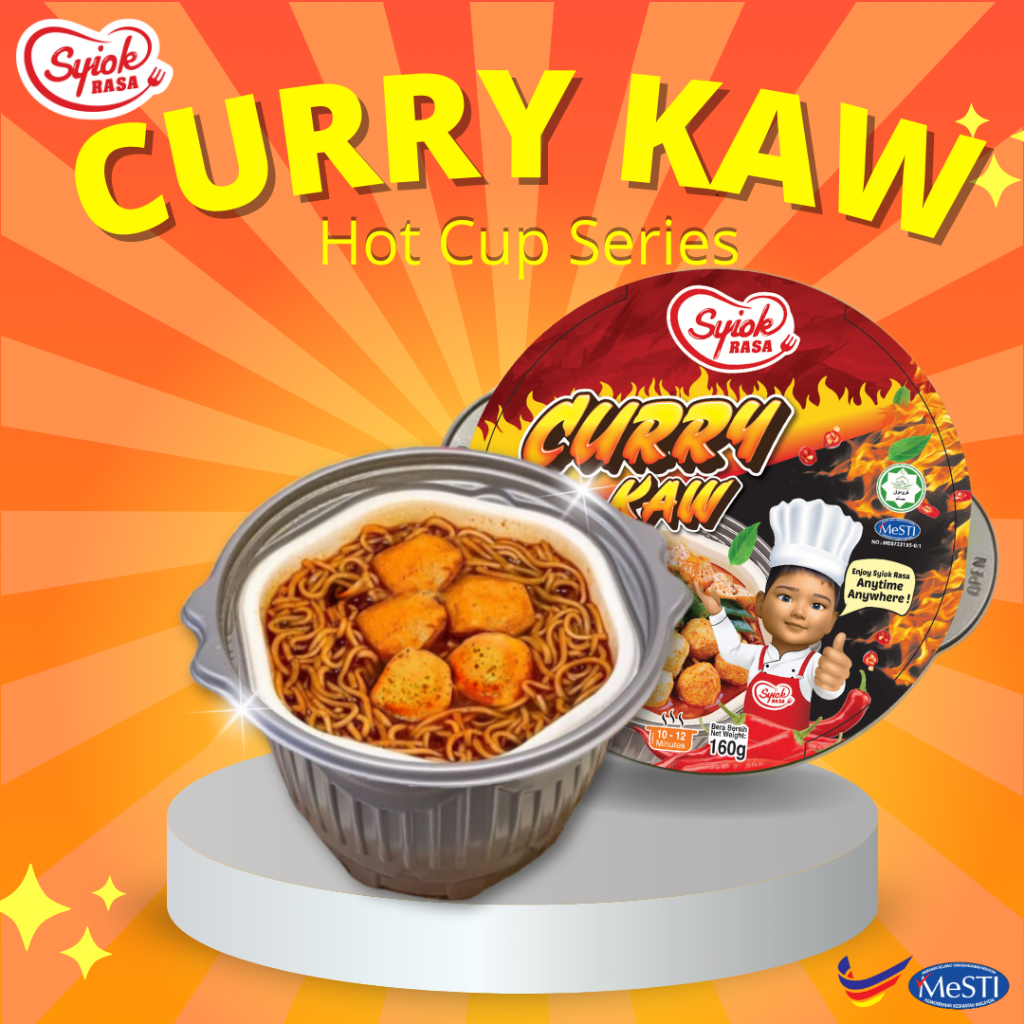 Syiok Rasa [Muslim Product] Curry Kaw Self-Heating Hotcup - 160g ...