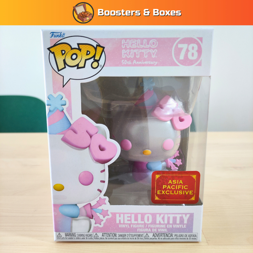 Funko Pop! Sanrio: Hello Kitty 50th Anniversary - Hello Kitty with Party Hat #78 [Asia Pacific ...