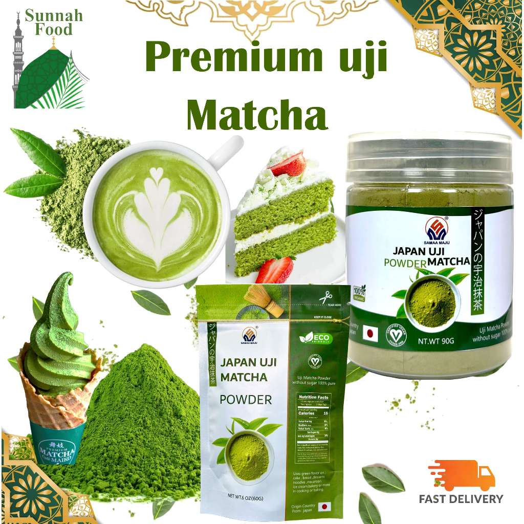 Premium Matcha Powder Uji Japan green tea Hojicha Powder Green Matcha ...