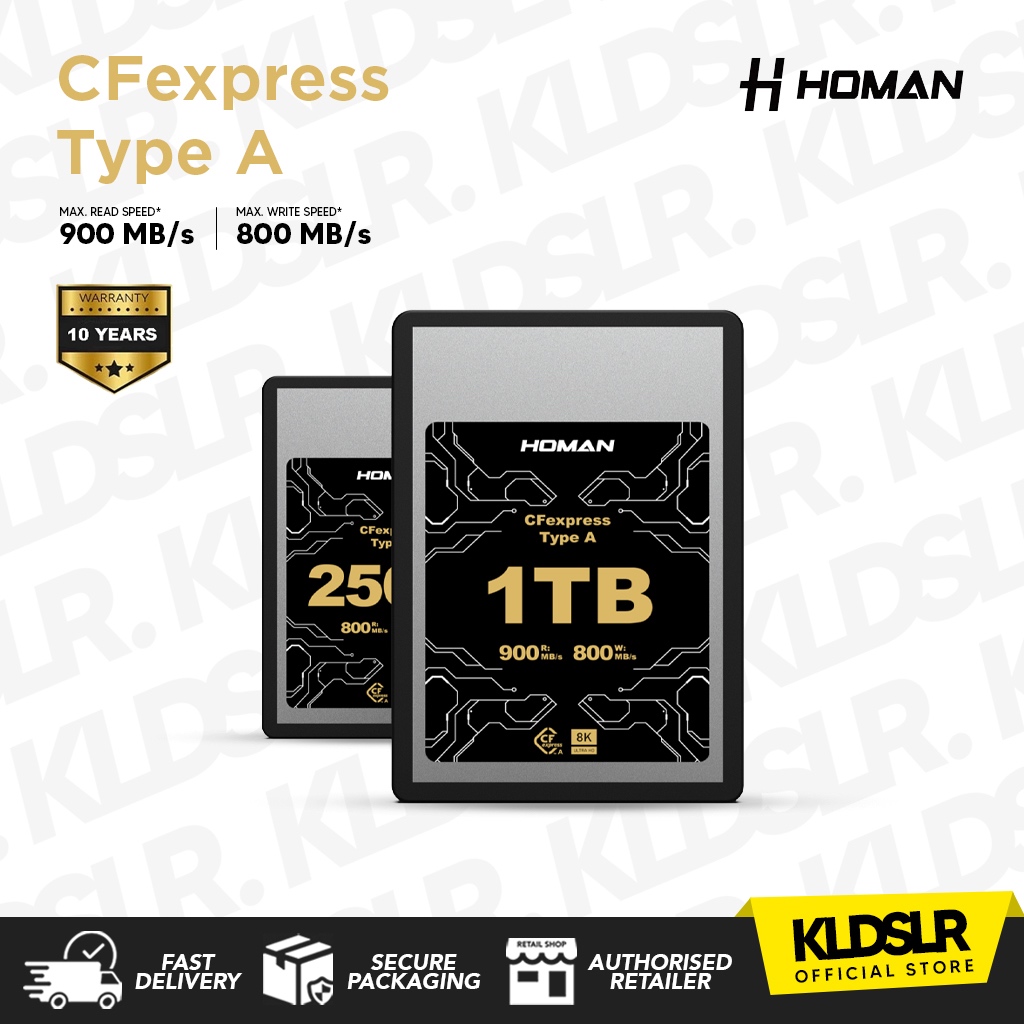 Homan CFexpress Card Type-A for Sony (256GB / 512GB / 1TB) | Shopee ...