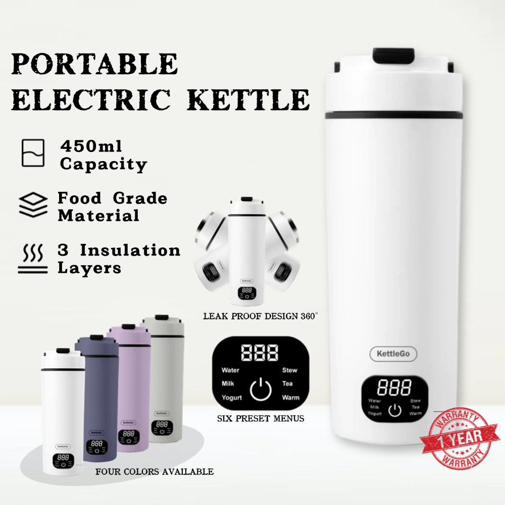 Travel Portable Smart Electric Kettle Thermostatic Kettle ...