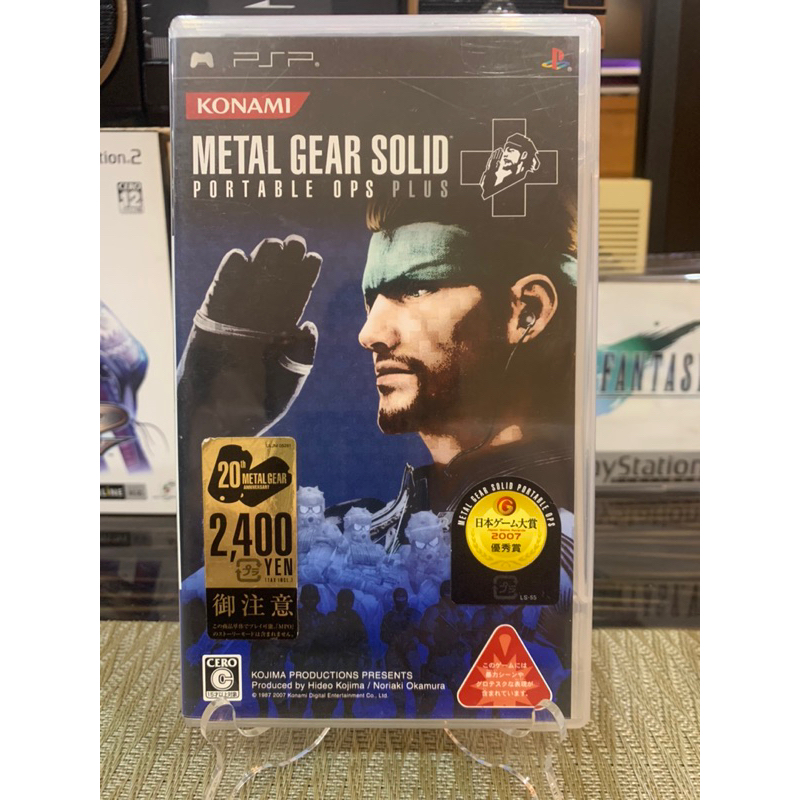Metal Gear Solid Portable Ops Plus KONAMI PSP Japanese | Shopee Malaysia
