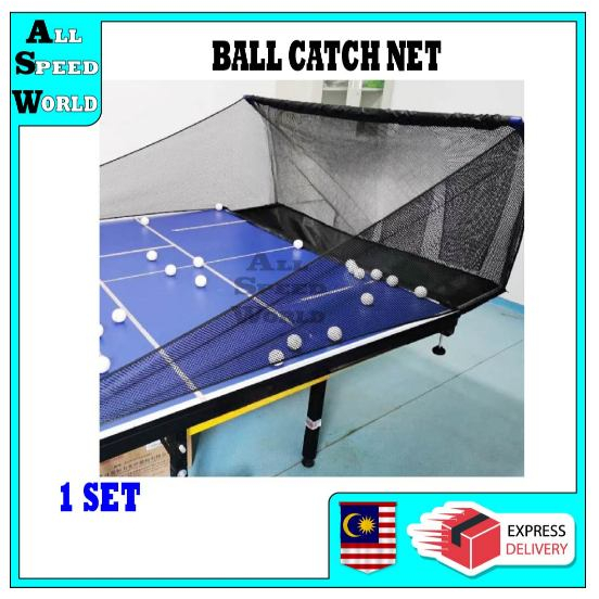 TABLE TENNIS CATCHER PING PONG NET TRAINING BALLS STORAGE CATCH NETTING ...