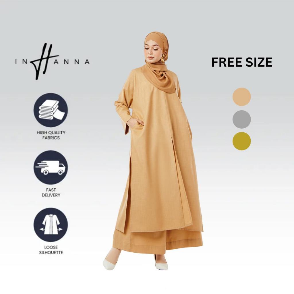 INHANNA Jenna Women Cotton Linen Set | Shopee Malaysia