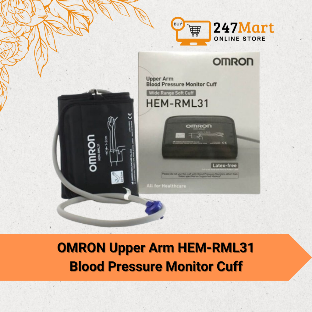 OMRON Upper Arm BPM Cuff HEM-RML31 (Wide Range Soft Cuff) | Shopee Malaysia