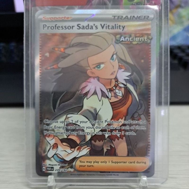 Pokemon TCG Professor Sada's Vitality 239/182 (Paradox Rift)(Full Art ...