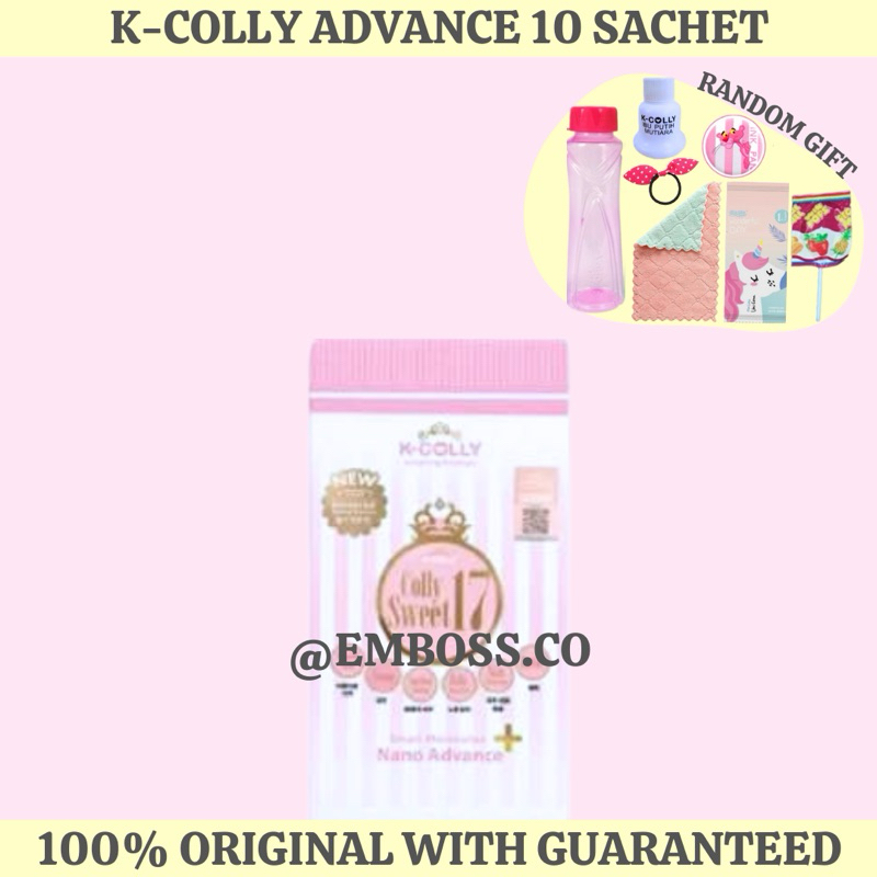 🎁3 FREE GIFT🎁 KCOLLY ADVANCE 10 SACHET KCOLLY ADVANCE NEW FORMULA ...
