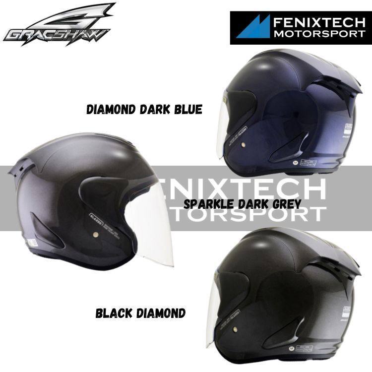 GRACSHAW G919 GLAZZO PLAIN COLOUR HELMET 100% ORIGINAL | Shopee Malaysia