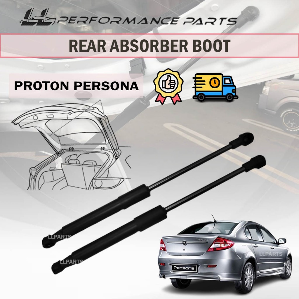 Proton Persona Rear Bonnet Damper Rear Boot Absorber Right Left Gas ...