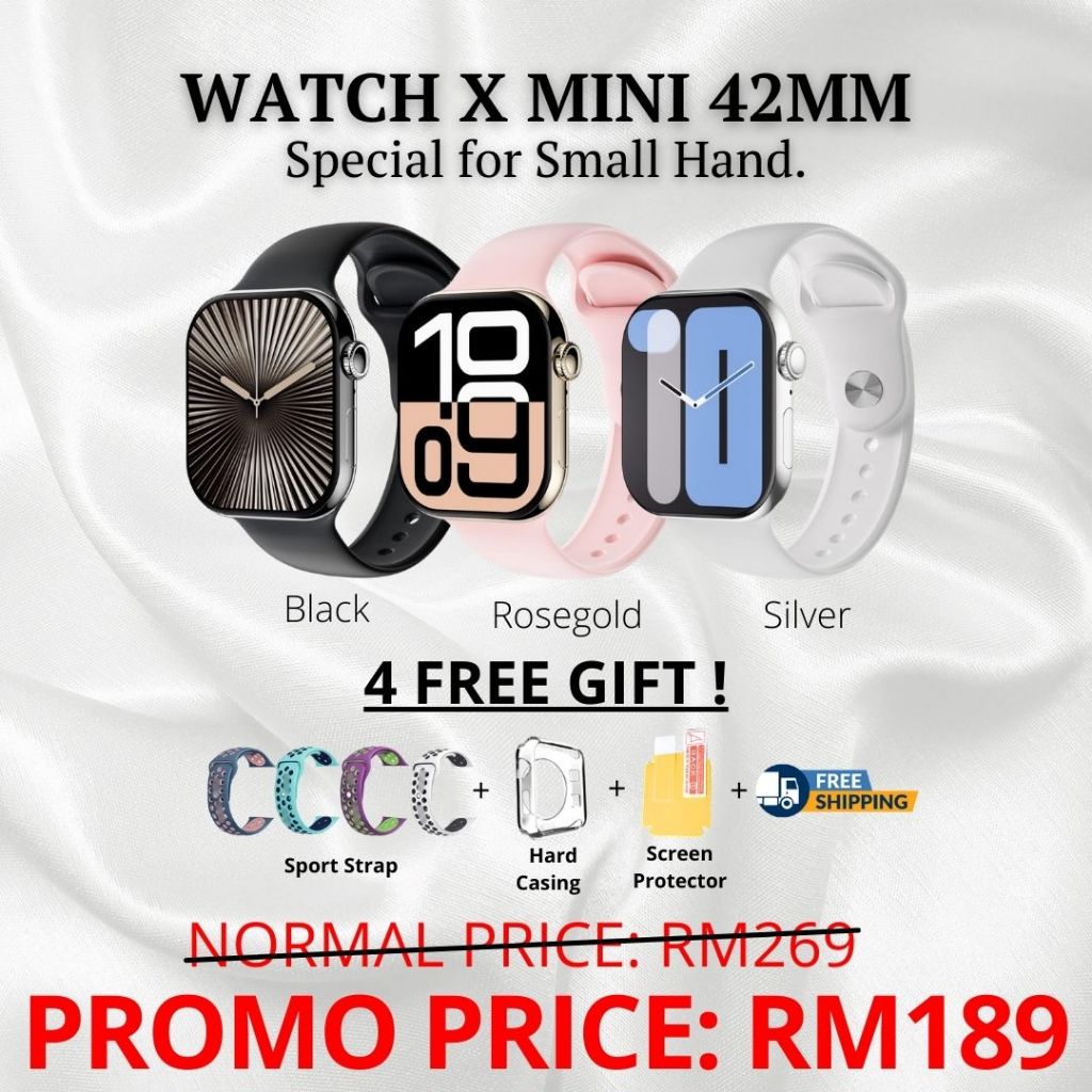 SMARTWATCH X MINI (AMOLEDSCREEN + 4GB) SAVEMBER SALE + 4 FREE GIFTS ...