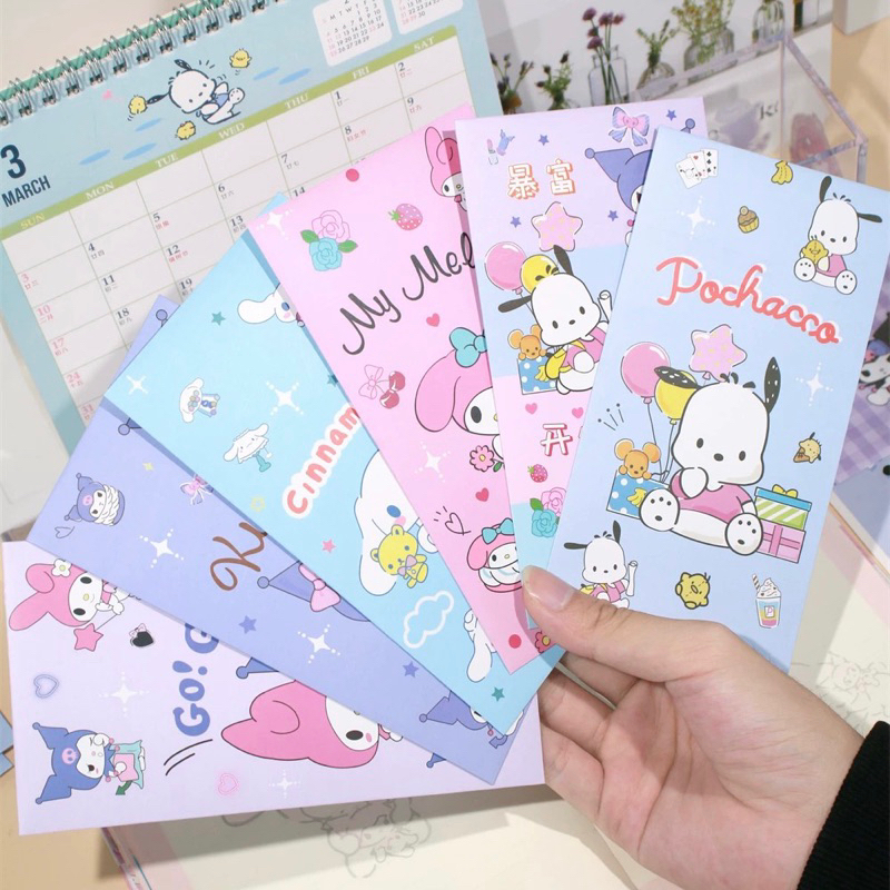 5Pcs/Set 2025 Sampul Raya/ Angpao Sanrio Red Packet Kuromi My Melody ...